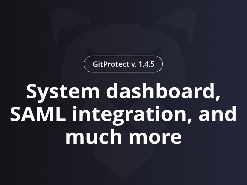 GitHub - Blog | GitProtect.io