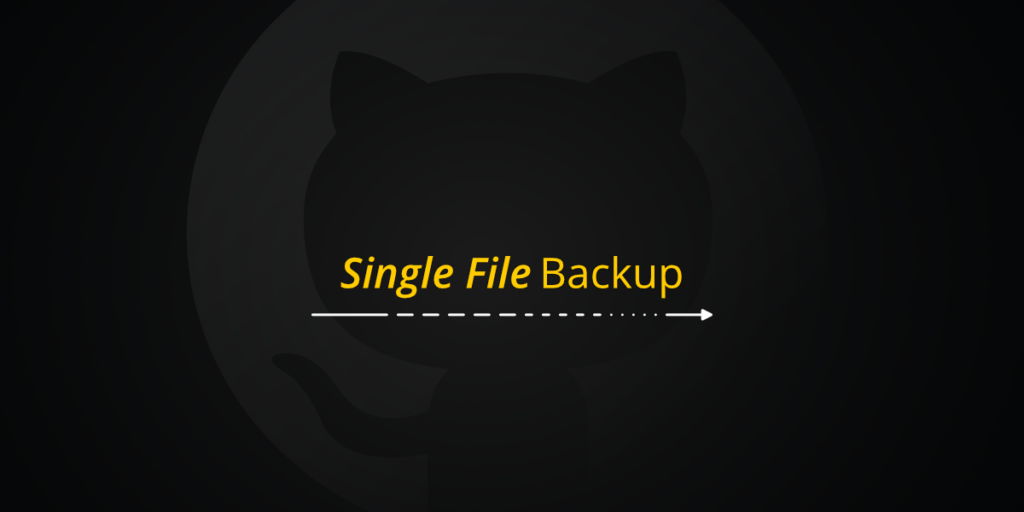 Github Backup Essentials Download A Single File From Github Blog