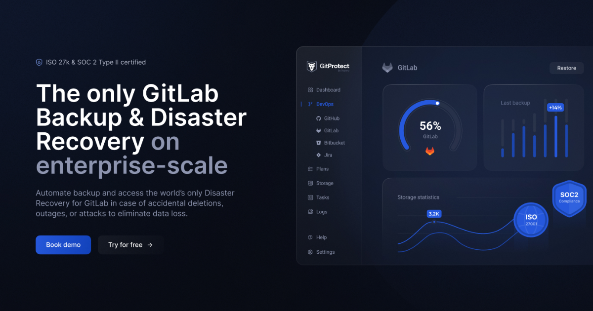 GitLab Backup and Restore - Repositories Backup Solutions | GitProtect.io