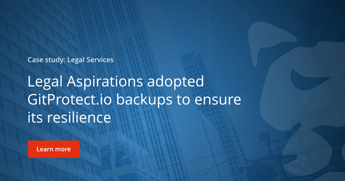 Case Study Legal Aspirations | GitProtect.io