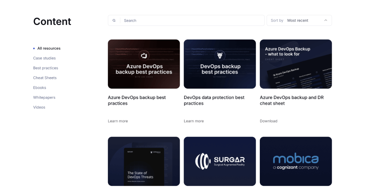 Resources: Case Studies, Ebooks, Videos | GitProtect.io