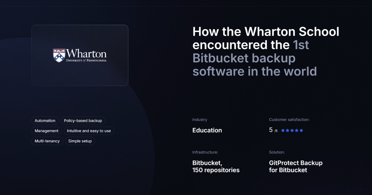 Case Study Wharton | GitProtect.io
